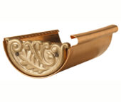 Brass Decorative End Cap Insert – Classic Gutter Systems