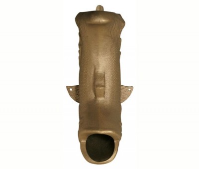 Fish Downspout Boots, Brass – Classic Gutter Systems