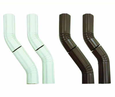 3″ x .019 Aluminum Smooth Round & Corrugated Elbows – Classic Gutter ...