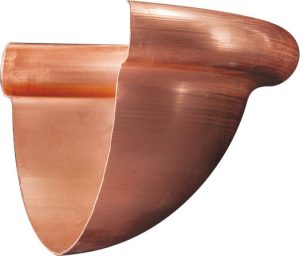 Spherical End Caps For Half Round Gutter, Reversible – Classic Gutter ...