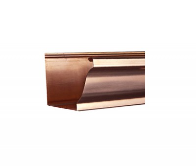 5″ Half Round Copper Gutter – Classic Gutter Systems