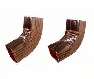 3″ x 4″ x 12 oz. Corrugated Rectangular Copper Elbows, A & B – Classic ...